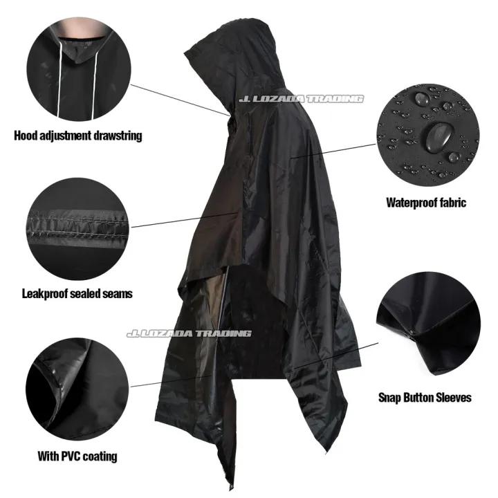 motowolf raincoat (NEON GREEN) PONCHO KAPOTE MOTORCYCLE RIDER RAINCOAT ...