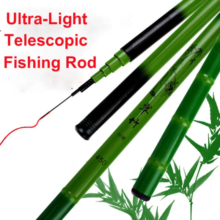 Ultra-Light Fishing Rod Telescopic Hand Pole3.6/4.5/5.4/6.3m/7.2m Super ...