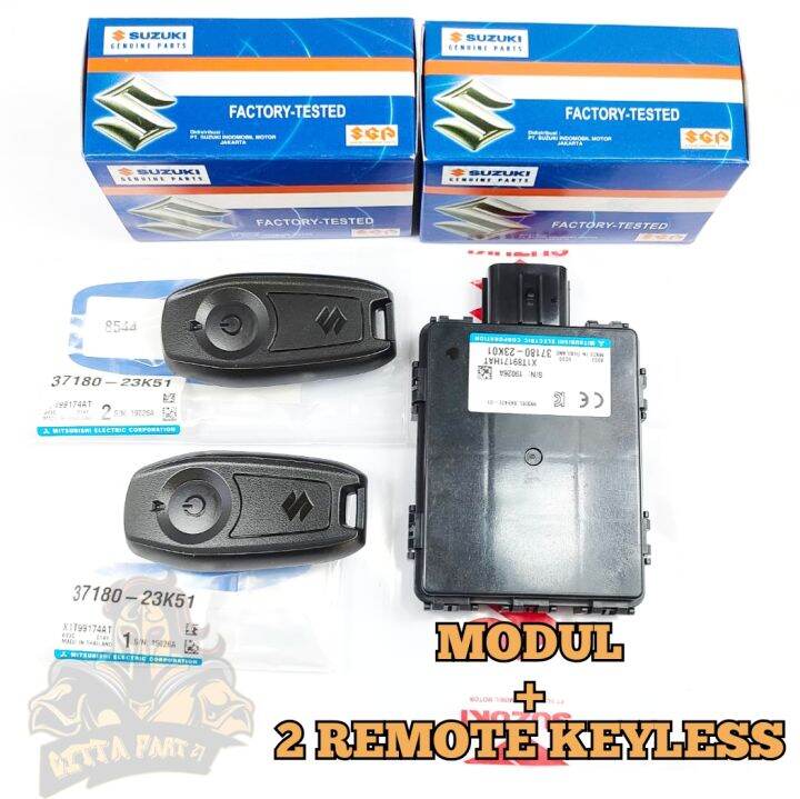 REMOTE KEYLESS PLUS MODUL SET GSX R150 ASLI SUZUKI SGP KUALITAS ASLI ...