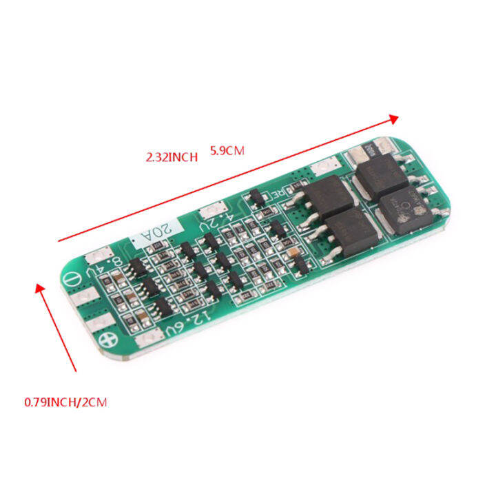 Dragon 3S 20A Li-ion Lithium Battery 18650 Charger PCB BMS Protection ...