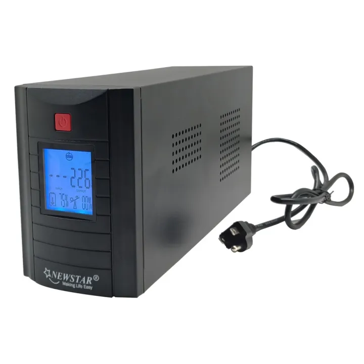 Newstar Uninterrupted Power Supply UPS with AVR 500VA - 1000VA with LCD ... Newstar Uninterrupted Power Supply UPS with AVR 500VA - 1000VA with LCD ...