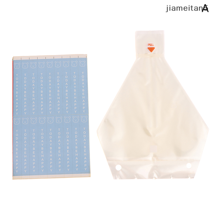🍀[Jiam] ถุงบรรจุลูกบอลข้าวลายการ์ตูนน่ารัก50ชิ้นพร้อมสติ๊กเกอร์สาหร่าย ...
