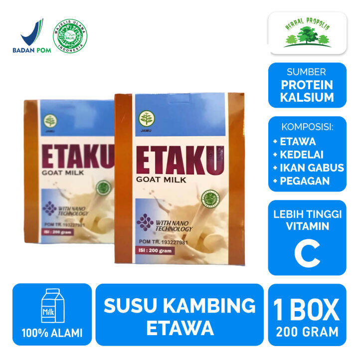 Susu Kambing Etawa ETAKU Goat Milk - Tinggi Protein Dan Kalsium Jaga ...