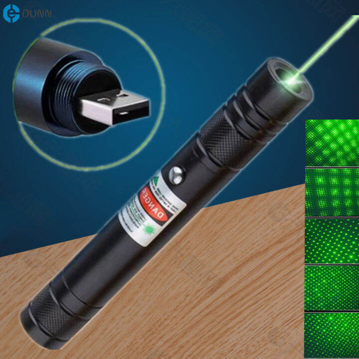 Rechargeable Waterproof Searchlight Laser Pointer Presentation Pen for ...