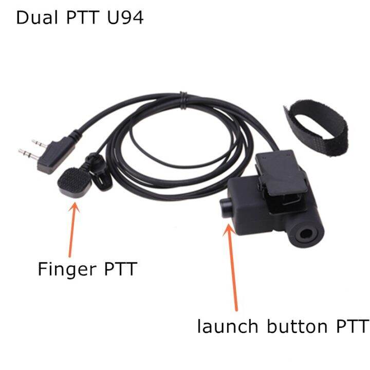 New Tactical U94 PTT Cable Plug Military Headset Adapter Z113 For ...