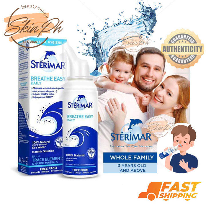 STERIMAR BREATHE EASY DAILY NASAL HYGIENE 100ML | Lazada PH