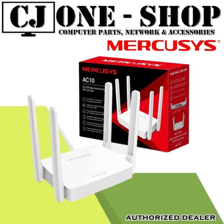 Hot search Mercusys Ac10 Dual Band Router English Version | Lazada PH
