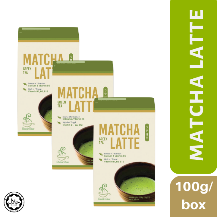 Rosie's Ross Premium Matcha Green Tea Latte [TRIPLET - 300g] | Lazada