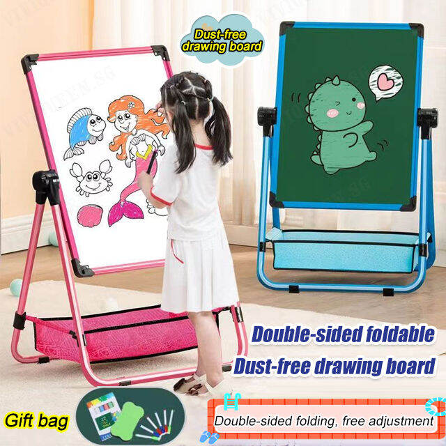 minbai01 Double-sided foldable dust-free drawing board for Kids of All ...