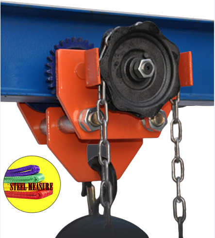 Steel Measure HEAVY DUTY CHEAP PRICE GEARED TROLLEY MANUAL DRIVING ...