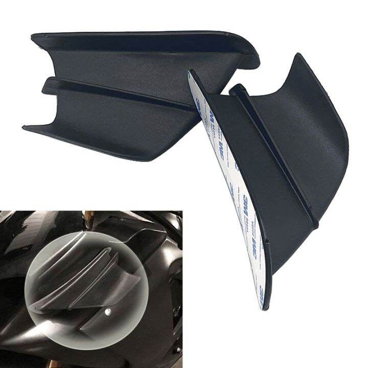 Universal Motorcycle Style Winglets Air Deflector Aerodynamic Wing ...