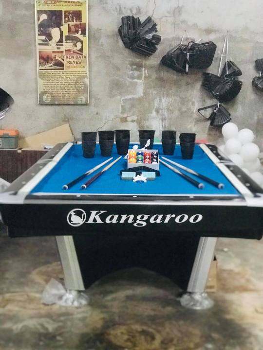 KANGAROO BILLIARD TABLE WITH COMPLETE ACCESSORIES/ GAMIT SA BILYARAN ...