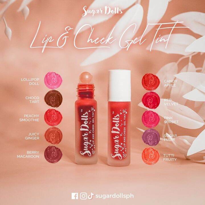 Sugar Dolls Lip and Cheek Tint Gel-based Liptint Sugardolls gel tint original ONHAND | Lazada PH
