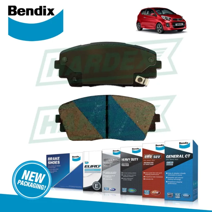 Bendix Brake Pads Front Set GCT For Kia Picanto 2012-2017 (Db2325) | Lazada PH