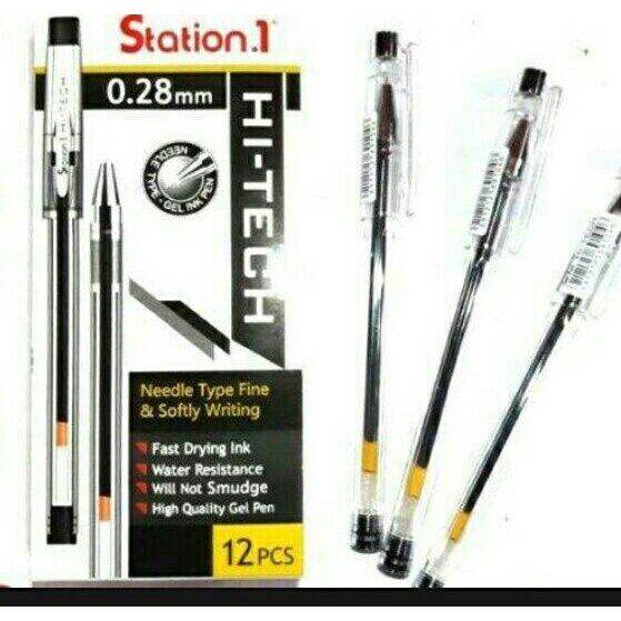Ballpoint Hi-tech H 0.28mm /pulpen / Pena Gel Murah Hi-TECH-H merk ...