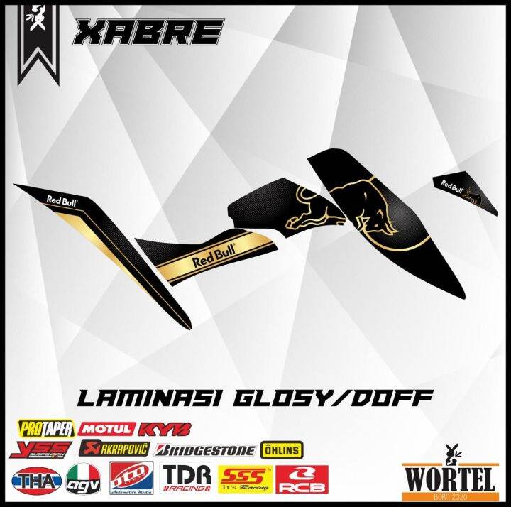 Striping Xabre-Stiker lis Decal Motor Xabre Redbull | Lazada Indonesia