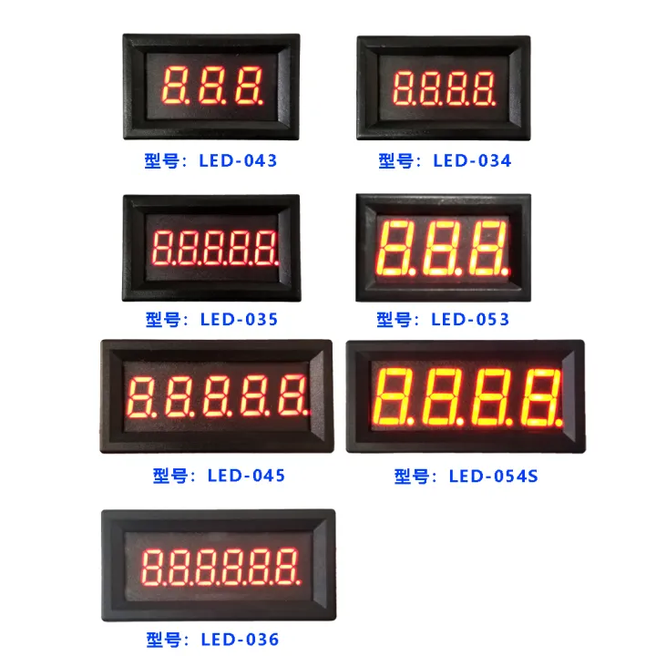 RS485 Serial Port Meter LED Digital Tube Display 485 TTL Display Module PLC Communication MODBUS ...