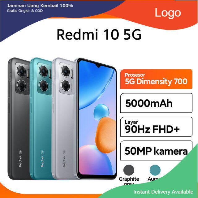 Redmi 10 5G (6/128GB) MediaTek Dimensity 700 50MP Kamera Layar FHD+ 6,58 90Hz 5000mAh | Lazada ...