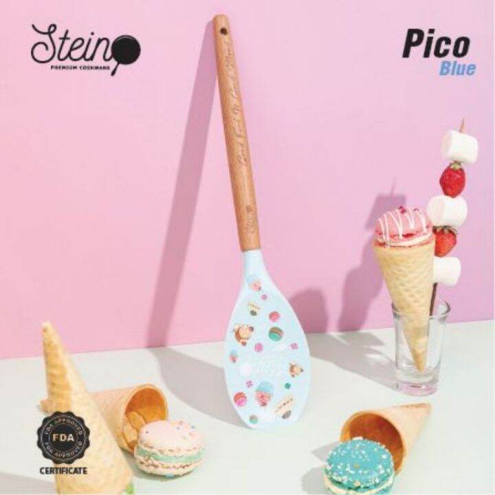 Stein Cookware Pico Blue - Pink Sutil Spatula | Lazada Indonesia
