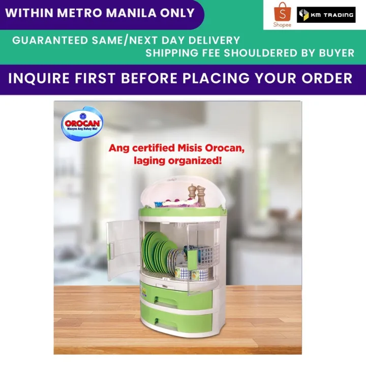 Orocan Kitchen Queen PLUS Dish Organizer Dish Rack/Dishrack Dish ...