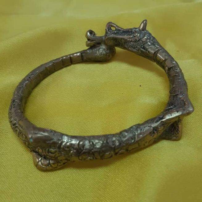 GELANG BESI KUNING NAGOSOSRO ASLI BRACELET YELLOW METAL | Lazada