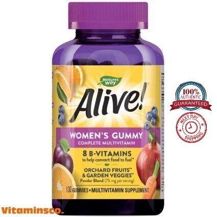 Alive! Women's Gummy Multivitamin Supplement, with Orchard Fruits ...