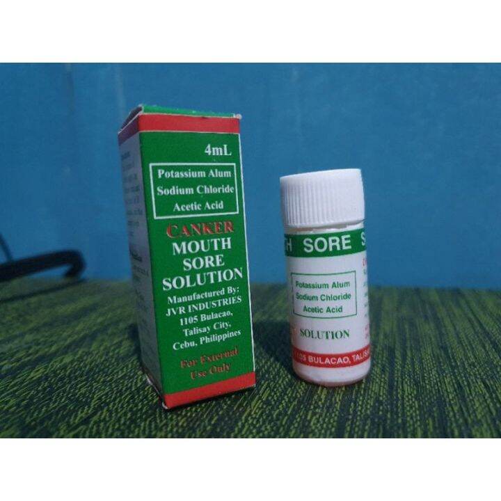 gb9033qes20 CANKER MOUTH SORE SOLUTION 4ML (Gamot sa SINGAW) | Lazada PH