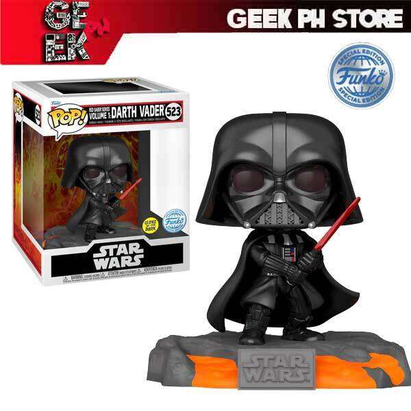 Funko POP Star Wars: Red Saber Series Vol1 - Darth Vader Glow in the ...
