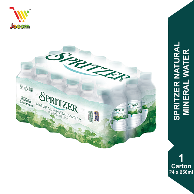 Spritzer Mineral Water (24 x 250ml) 1 Carton [KL & Selangor Delivery Only] | Lazada
