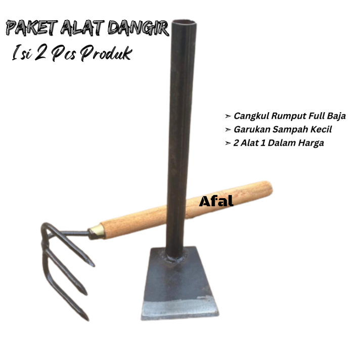 Cangkul Mini Full Baja Dan Garukan Sampah 2 Pcs Paling Hemat - Wangkil ...