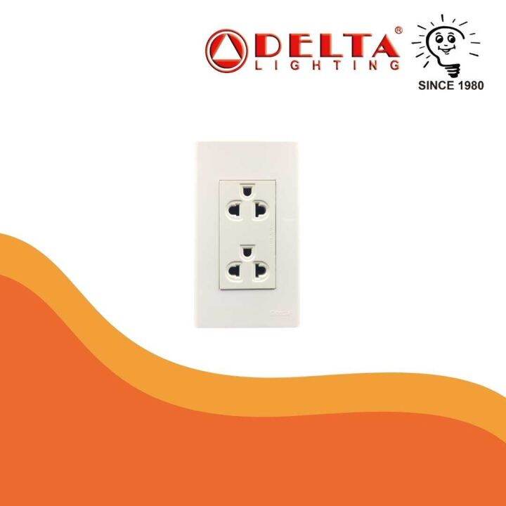 Delta Lighting Wiring Devices Duplex Universal Outlet Wide With Ground ...