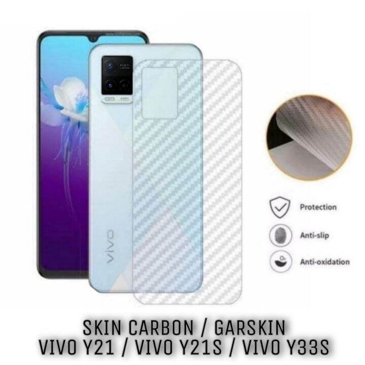 SKIN CARBON VIVO Y21S / Y20 | GARSKIN CARBON 3D STIKER BACK FILM ...