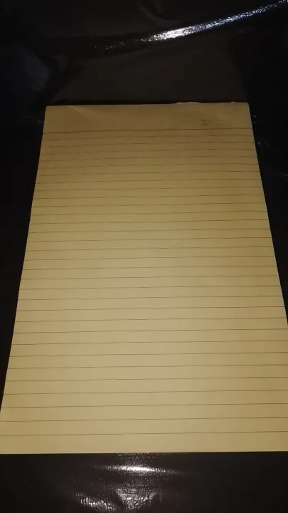 Long Yellow Pad paper 80 leaves | Lazada PH