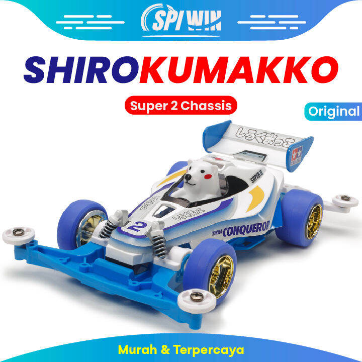 Tamiya Original ShiroKumakko Super 2 Chassis Mini 4WD 18083 | Lazada ...