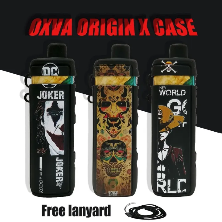 oxva origin x case with free lanyard Silicone cover material rubber ...