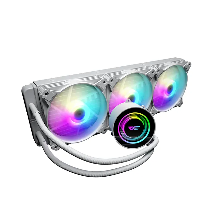[NEW] Aigo Darkflash Twister DX360 ARGB White AIO COOLER | Lazada