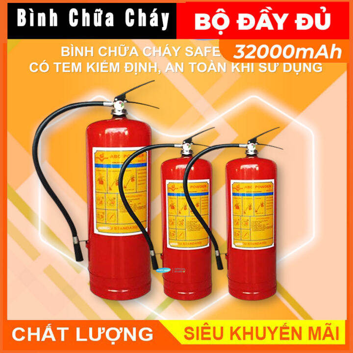 Bình chữa cháy có tem kiểm định loại bột ABC / BC và khí CO2 1kg - 2kg -4kg- 8kg Vinfire Bình ...