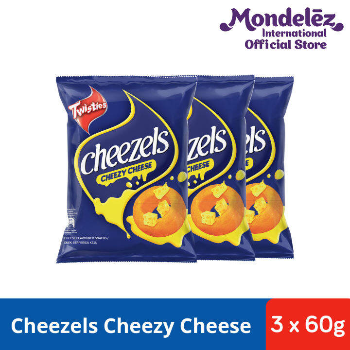 Twisties Cheezels 60g x 3 [Cheezy Cheese/ Cheezy BBQ] - HALAL, SNACKS ...