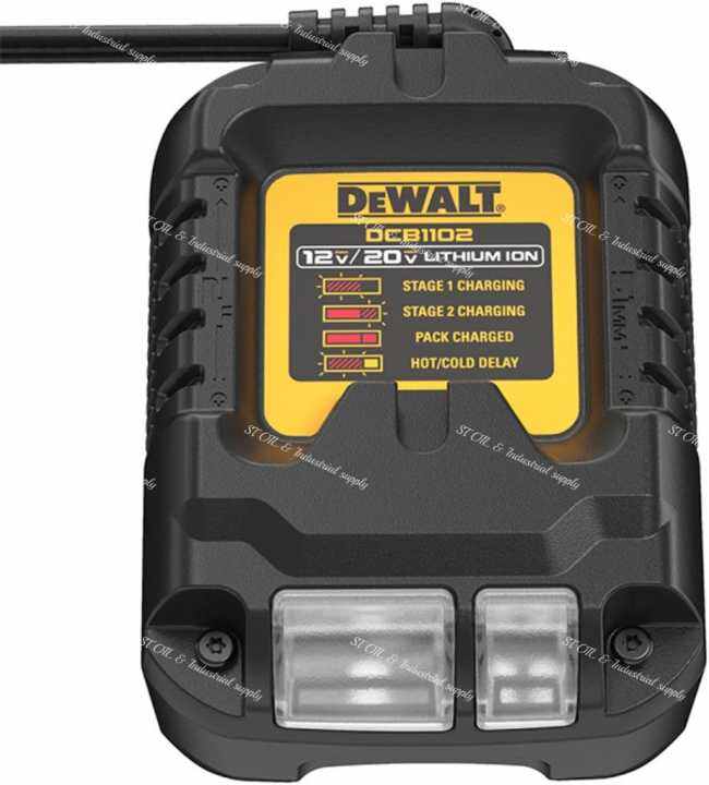 Dewalt DCB-1102 12V/20V 220-240VB Multi Voltage Battery Charger 220 ...