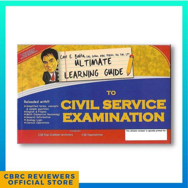 CBRC Civil Service Exam CSE Ultimate Learning Guide Reviewer♢ | Lazada PH