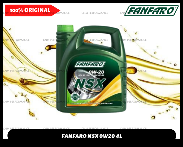 FF6724-4 FANFARO 0W20 FF6724 NSX Fully Synthetic Engine Oil 4Liter | Lazada