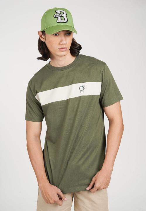 BENCH- BTO4503 Men's Color Block Tee | Lazada PH