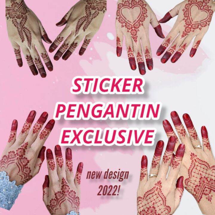 STICKER EXCLUSIVE SIAP JARI NEW DESIGN! | Lazada