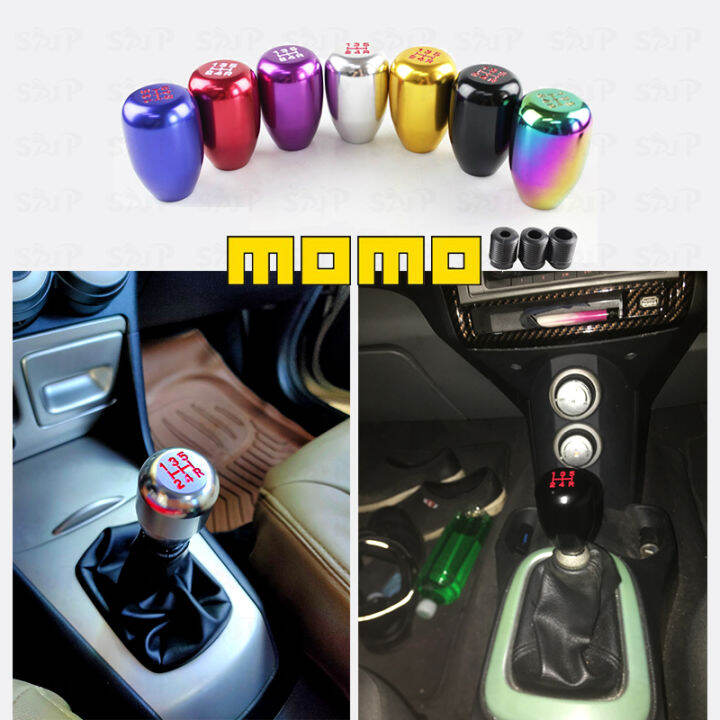 Racing 5 Speed Aluminum Car Gear Shift Knob Manual Automatic Gear Shift ...