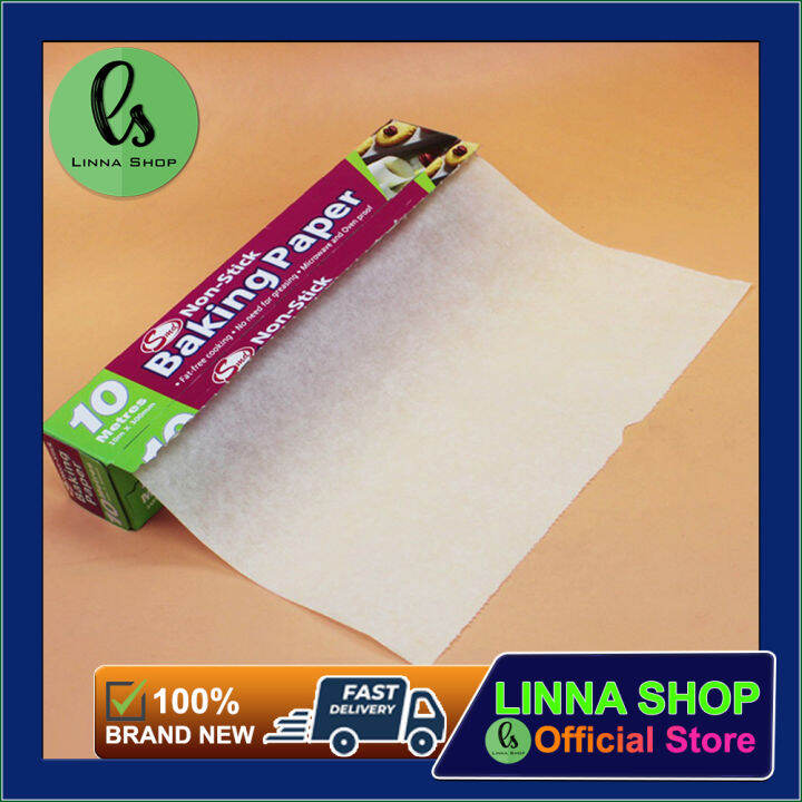 Linna Shop Baking Paper Parchment Paper Rectangle Baking Sheets for ...