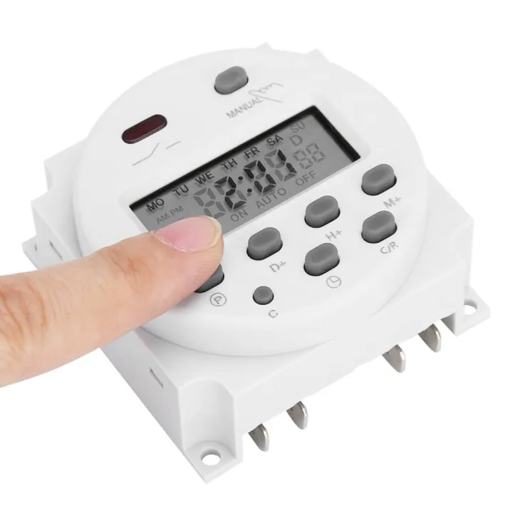 Lcd Power Programmable Timer Cn101a 12v Timer Switch Dc 12v 16a Digital