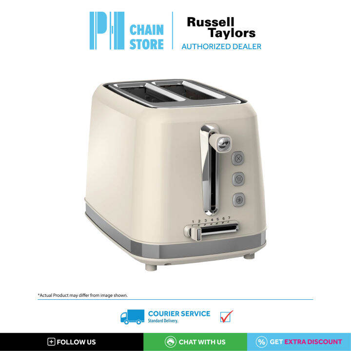 RUSSELL TAYLORS RT-10 RETRO TOASTER (CREAM) | Lazada