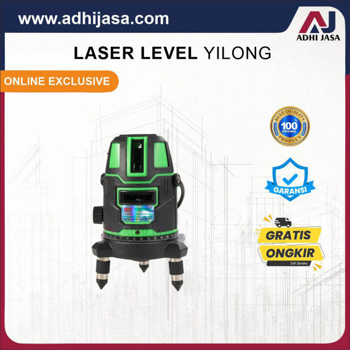 Laser Level Horizontal Vertikal 5-Line YILONG | Lazada Indonesia