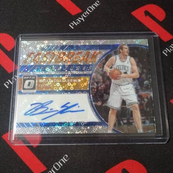 Brian Scalabrine Optic Fastbreak Signatures Auto NBA Card | Parallel ...