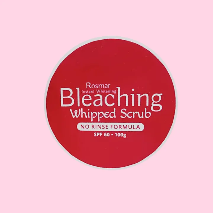 Rosmar Bleaching Whipped Scrub 100grams SPF60 No Rinse Formula ...
